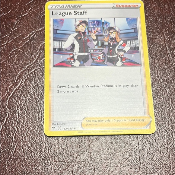 Pokemon | Games | Pokemon Trainer League Staff Card | Poshmark
